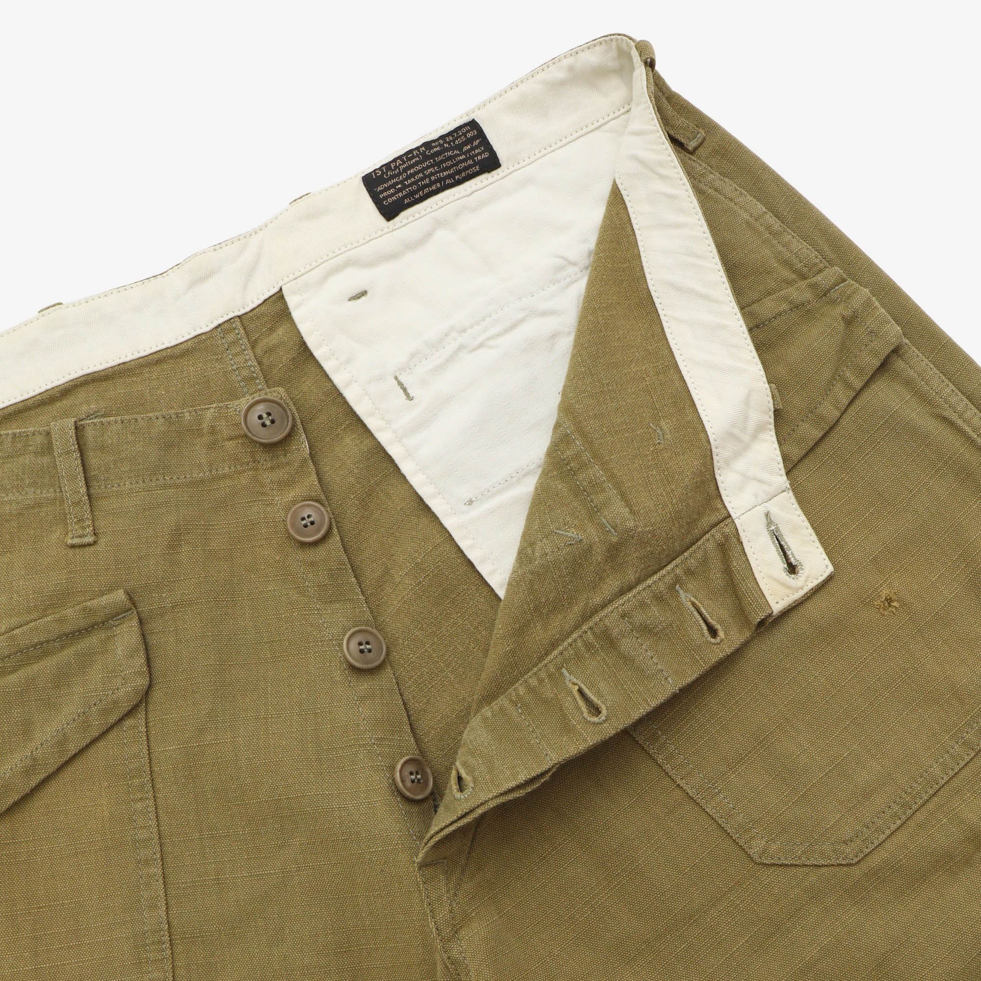 1ST PAT-RN Linen Tactical Trousers – Marrkt