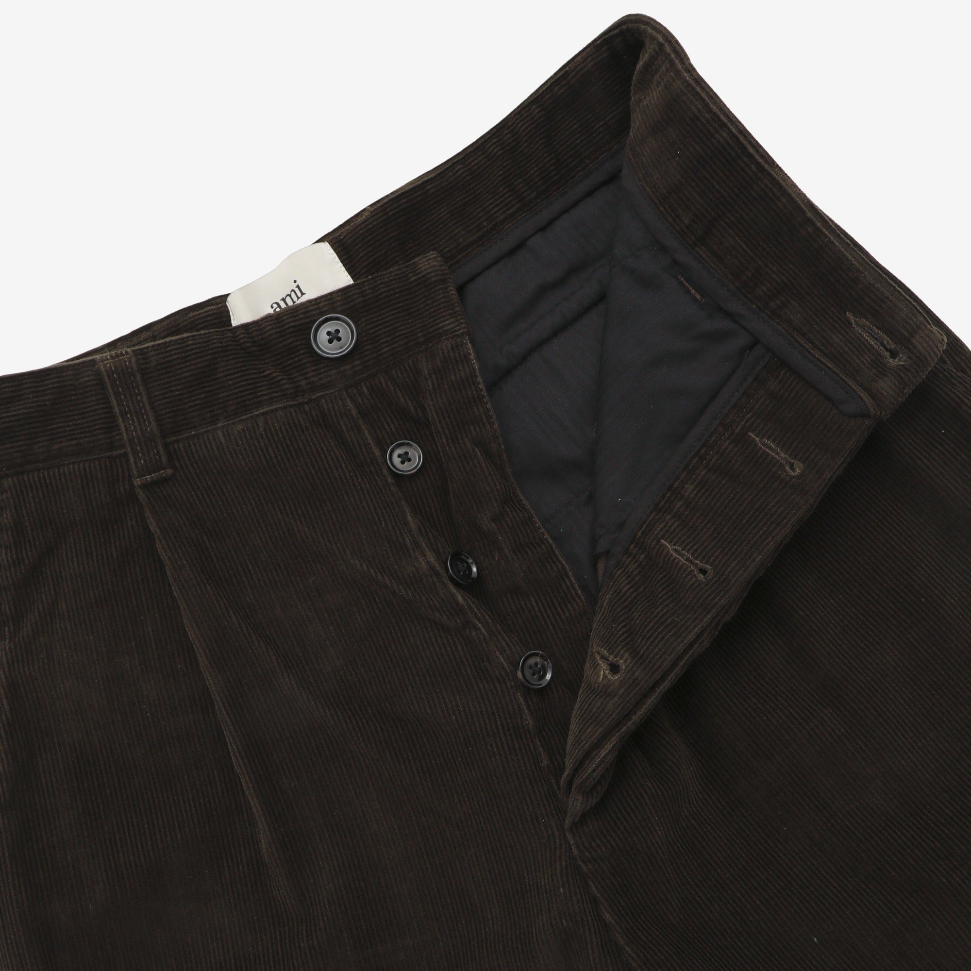 Ami One Tuck Corduroy Pants (29W x 22L) – Marrkt