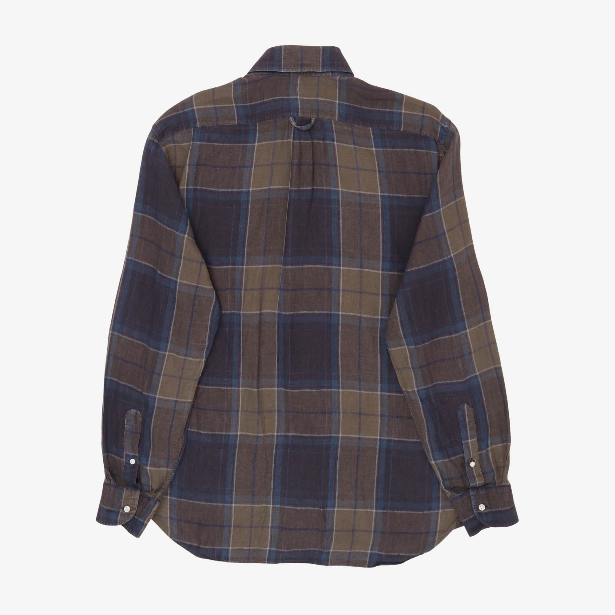 Anglo Italian Check Linen BD Shirt – Marrkt