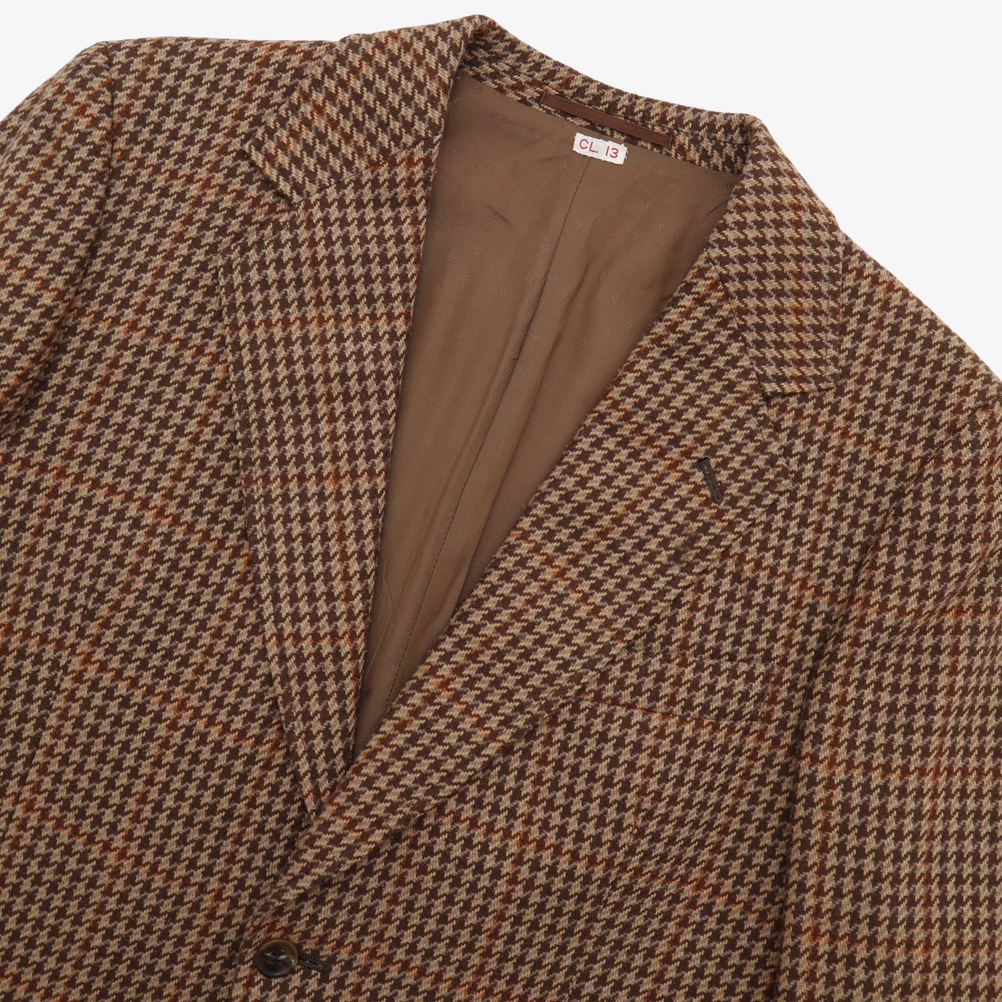 Vintage Houndstooth Check Wool Blazer – Marrkt