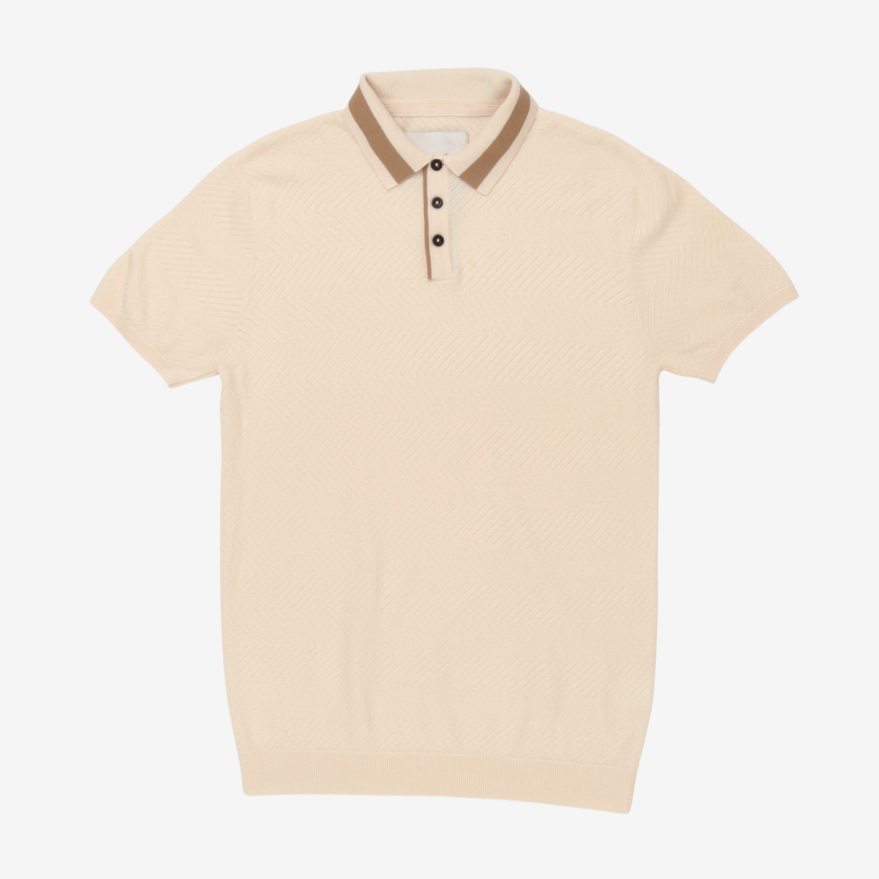 King & Tuckfield Textured Polo – Marrkt