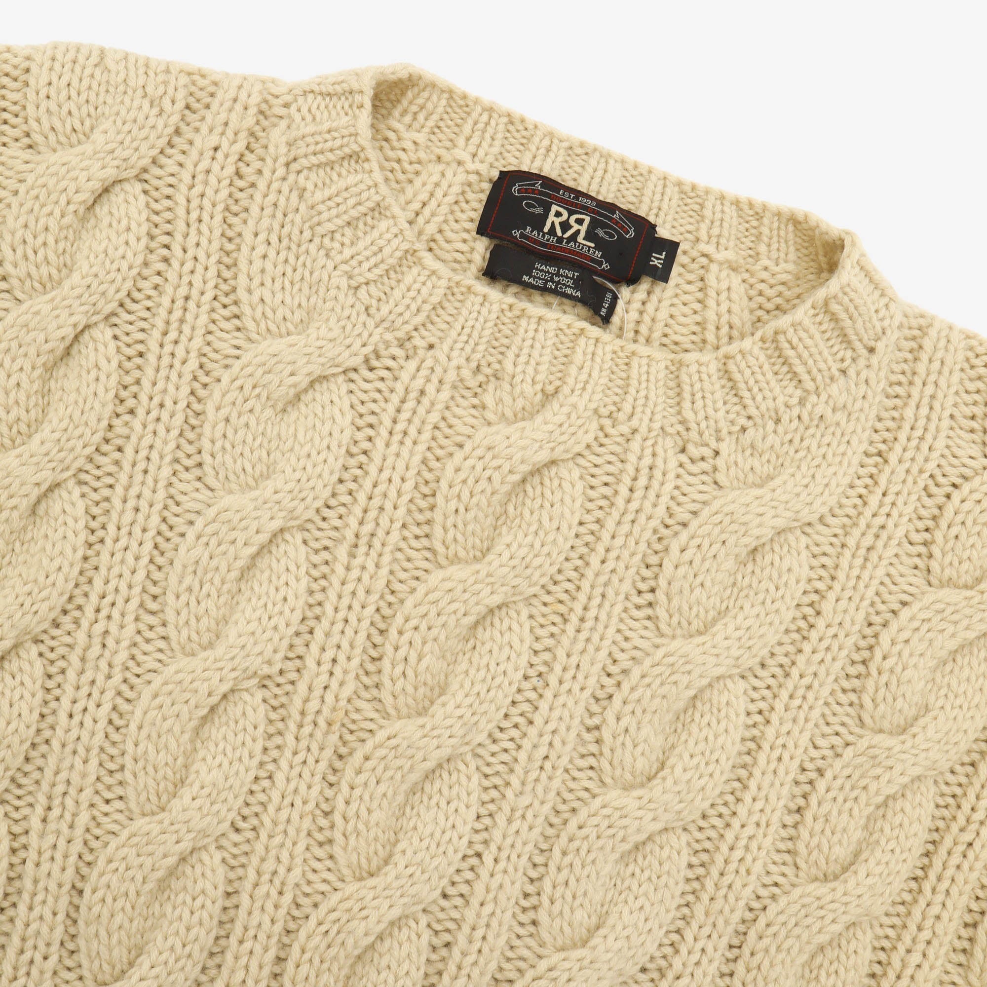 RRL Wool Hand Knit Sweater – Marrkt