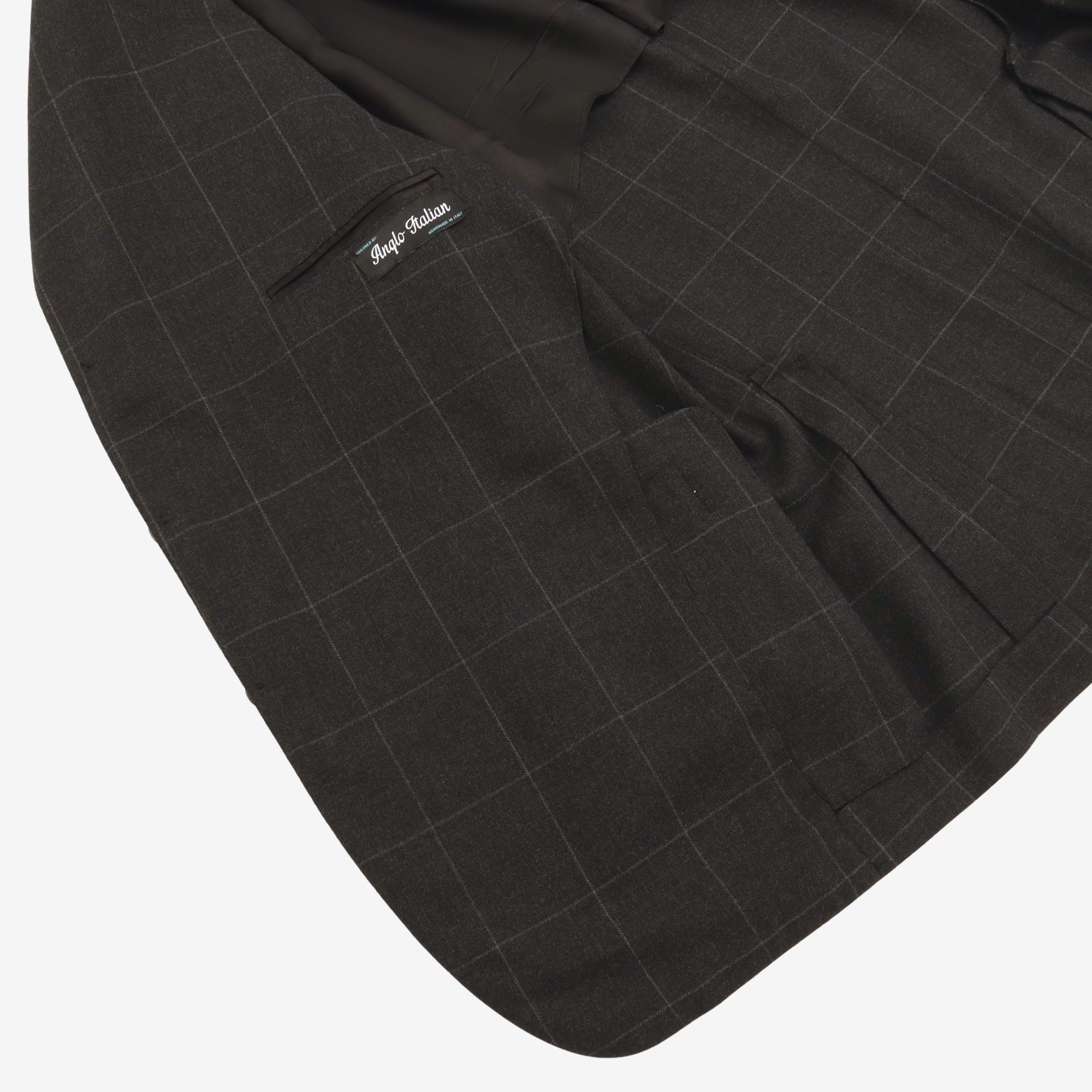 Anglo Italian Check Wool Suit – Marrkt