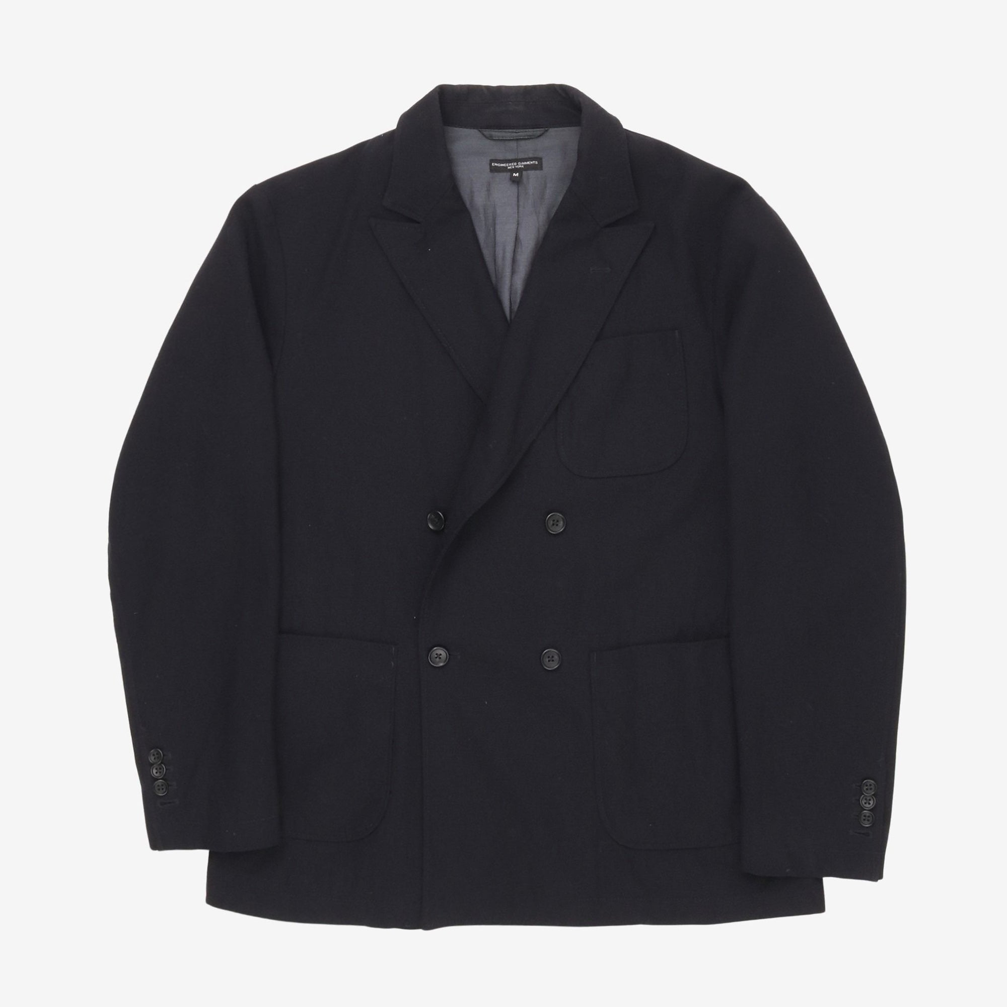 Engineered Garments Serge Wool DB Peak Jacket – Marrkt