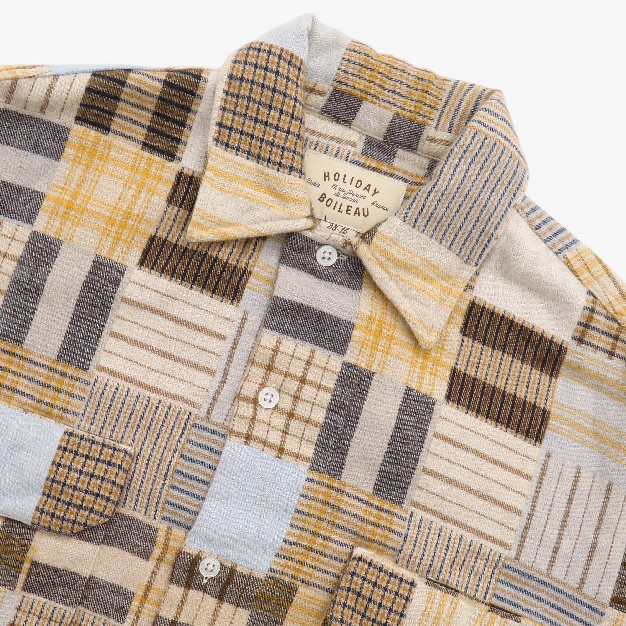 Holiday Boileau Patchwork Check Flannel Shirt – Marrkt