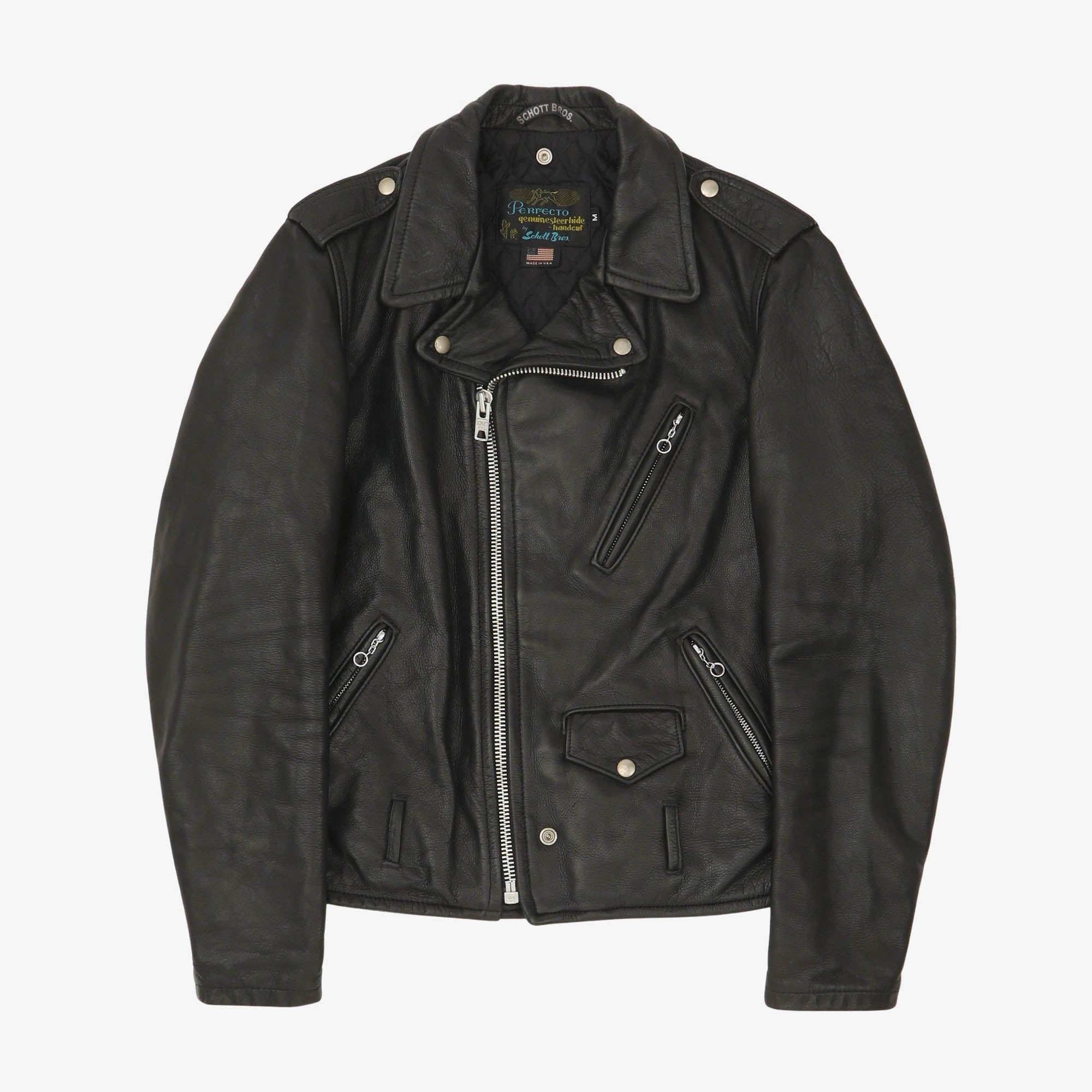 Schott Classic Perfecto Leather Motorcycle Jacket – Marrkt