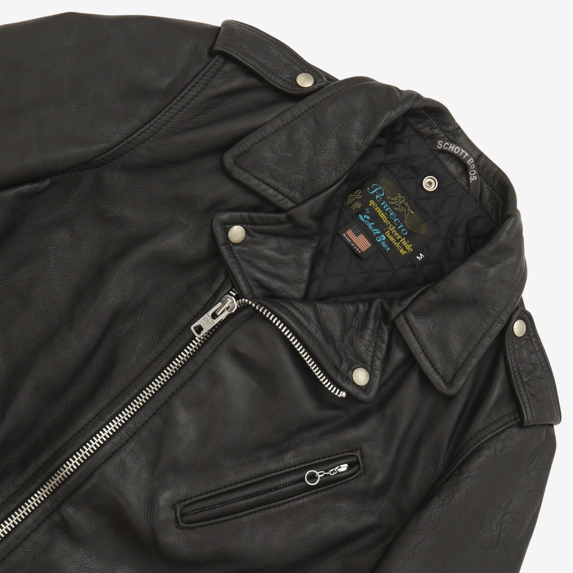 Schott Classic Perfecto Leather Motorcycle Jacket – Marrkt